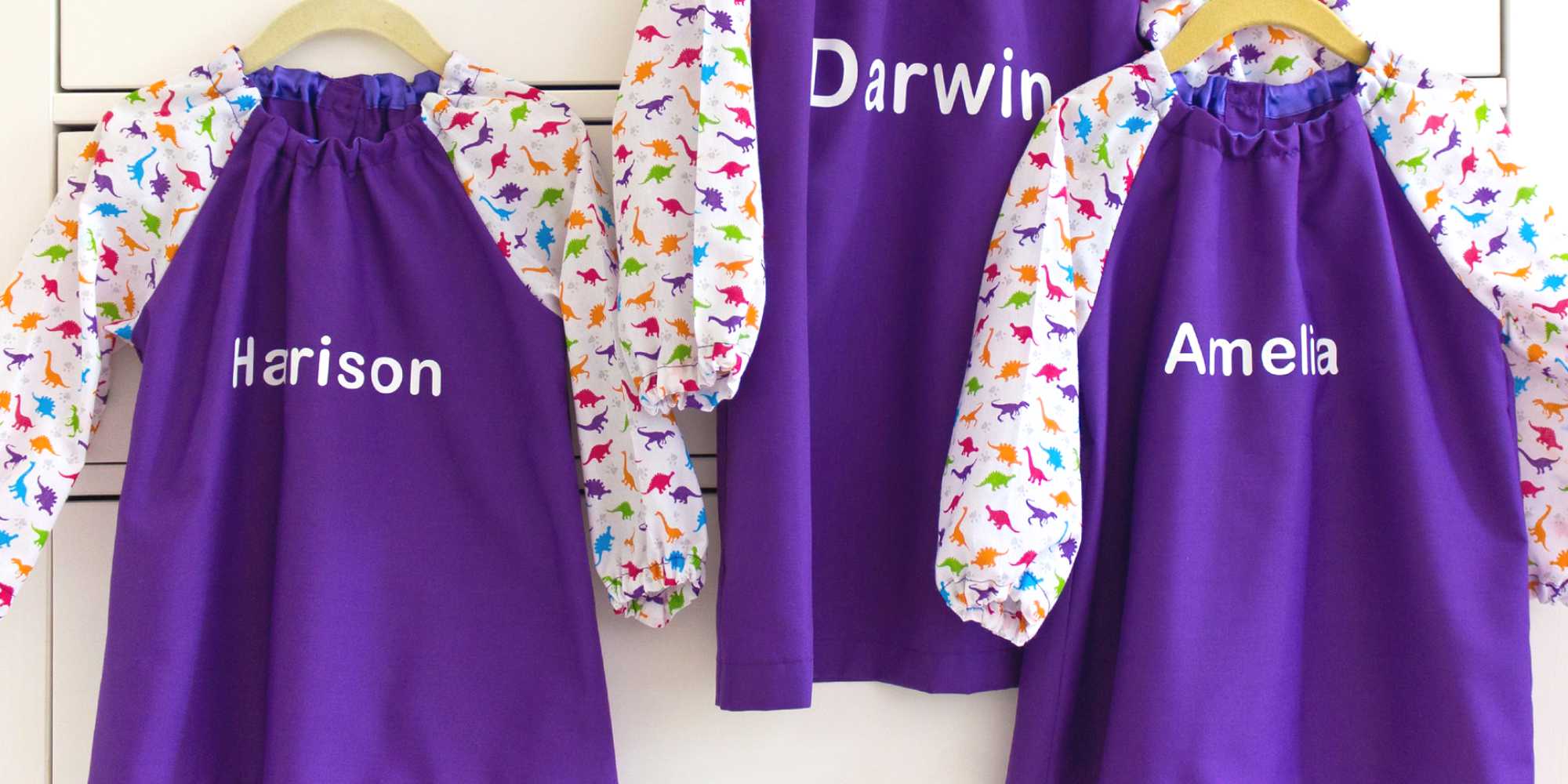 Sewing & Embellishment Project: Toddler Painting Smocks, V2.0 - Mimi Codd